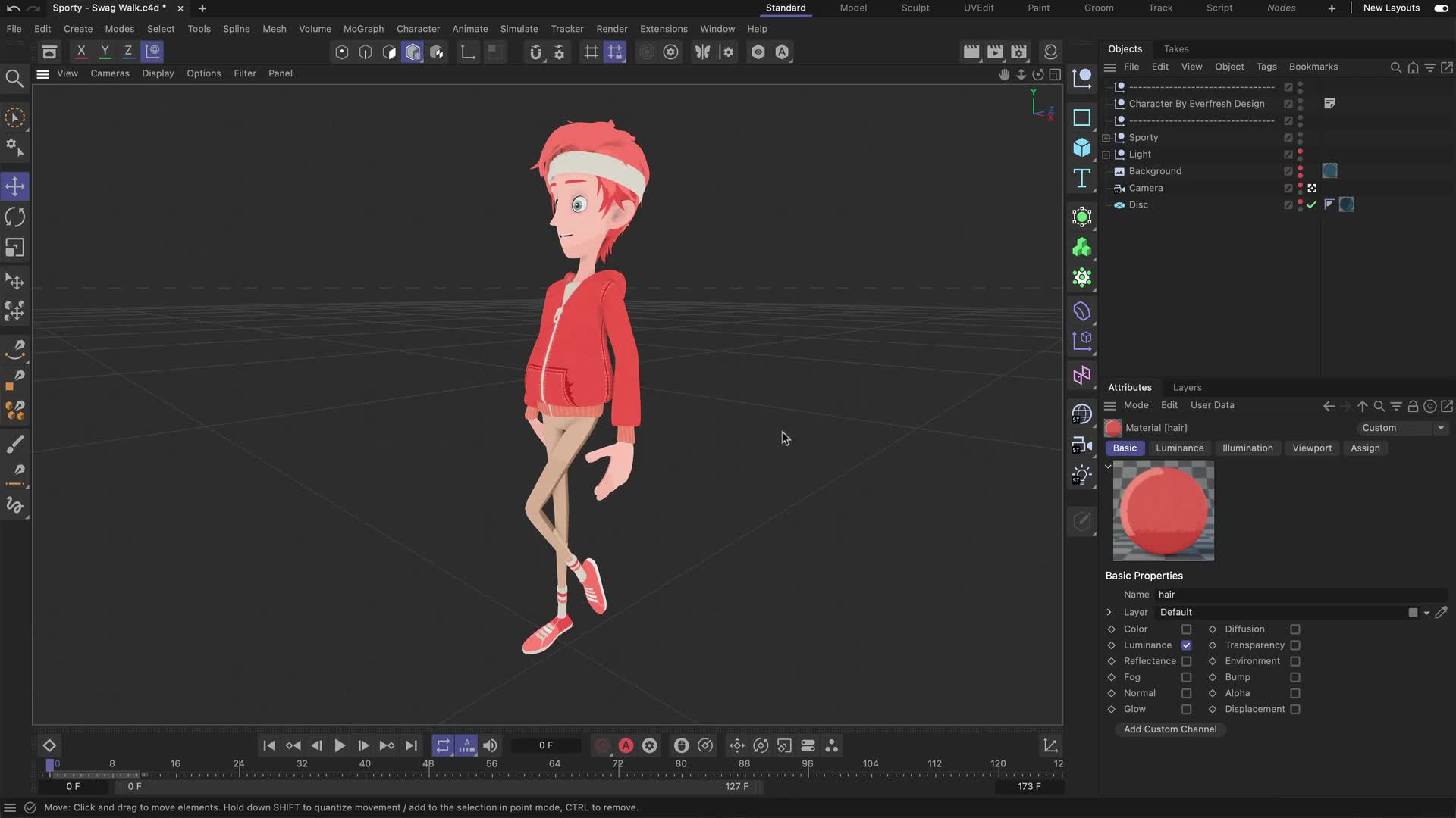 C4D技巧教程#C4DQuickTip 77- 如何在Cinema 4D的视区中滑动时间