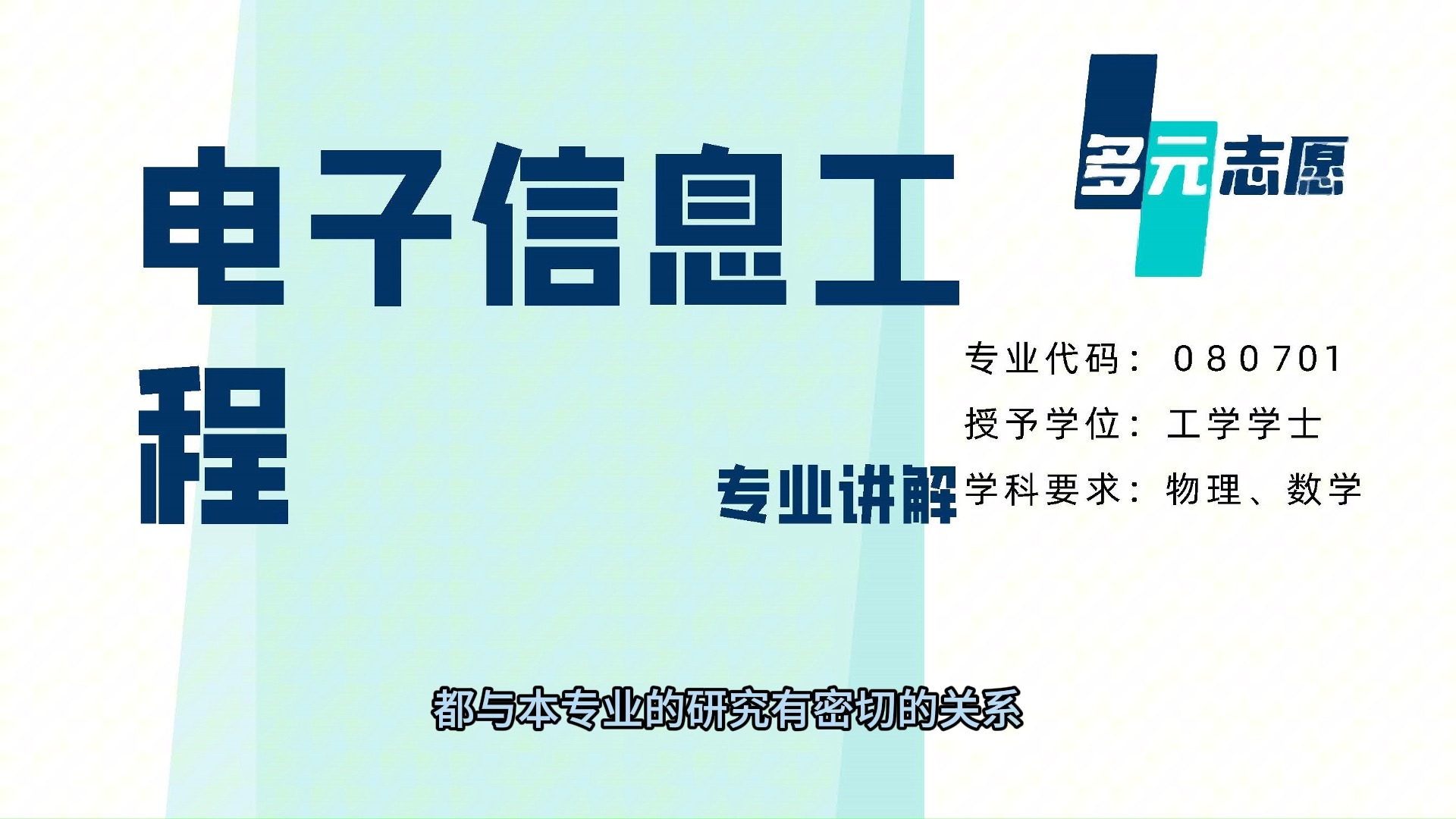 电子信息工程专业讲解