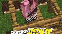 我的世界:活塞和栅栏做陷阱?被困住就束手就擒吧!