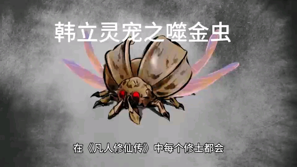 凡人修仙传 韩立灵宠 噬金虫