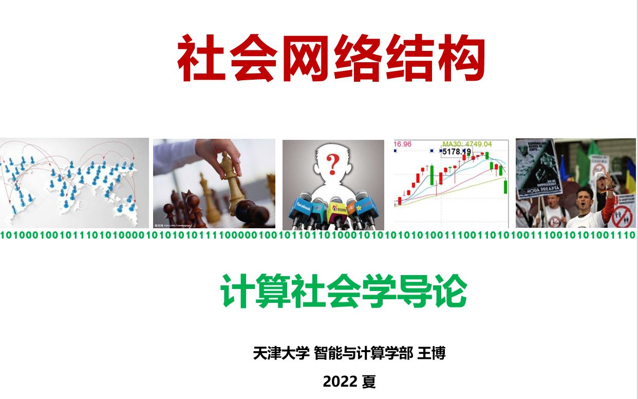 社会计算-Lecture3-社会网络的结构-2022-06-15