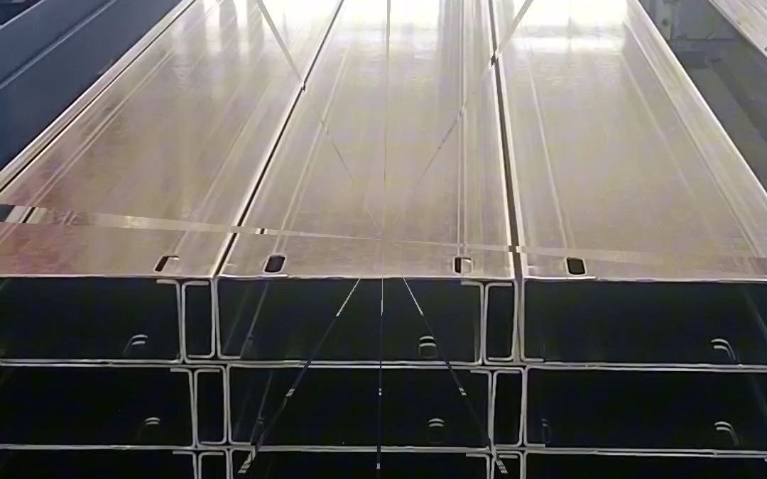 工厂日常-直击新之杰檩条车间C型钢生产打包全过