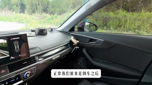 我看看还有谁的奥迪A4L倒车时后视镜不会自动下翻快艾特你的集