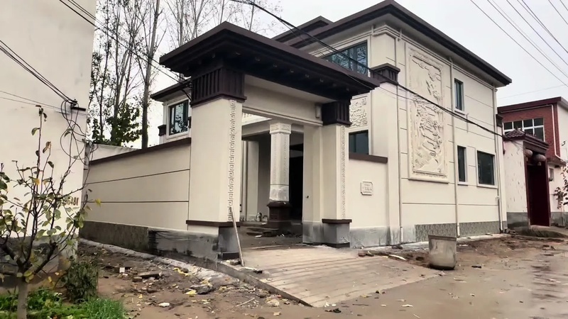 几个月的成果 装配式建筑 别墅设计施工 家的样子