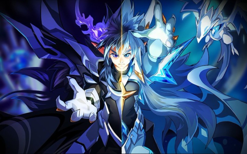 【颖】奥拉星 伊乐&伊撒尔全形态绝美特效展示(页游版)