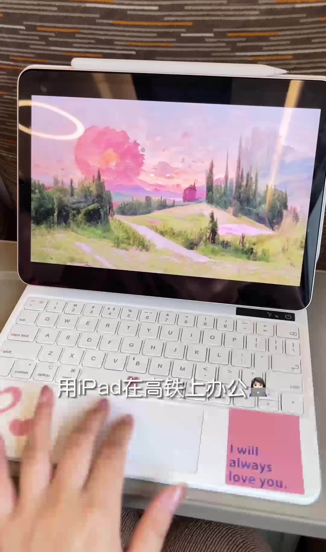 高铁iPad办公!!邻座问我是哪款MacBook
