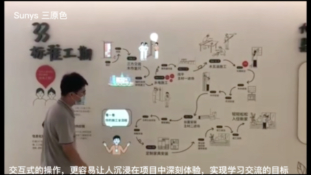 数字展厅投影互动墙