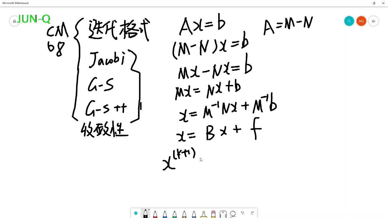 CM08-线性方程组迭代解法