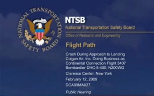 科尔根航空3407班机NTSB事故模拟