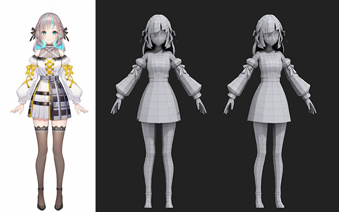 3Dmax角色建模:从基础模型开始教你,3D人物建模案例教学