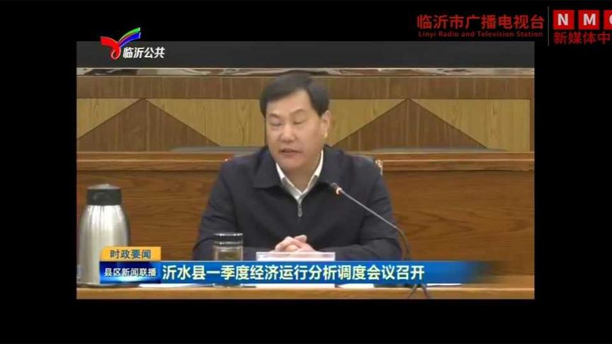 沂水县一季度经济运行分析调度会议召开