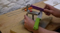 (开刃技巧,定角磨刀器)How To Sharpen a Knife_高清