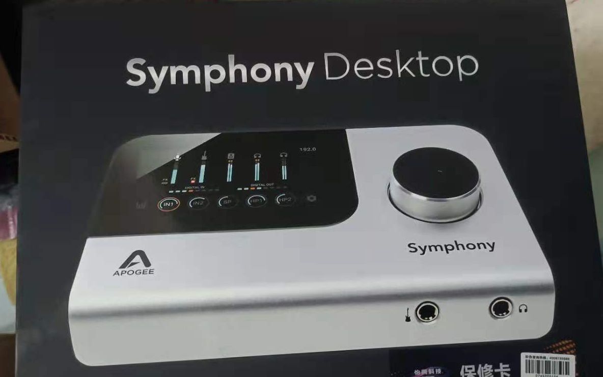 apogee symphony desktop简单内录方法及无法识别U盘解决办法