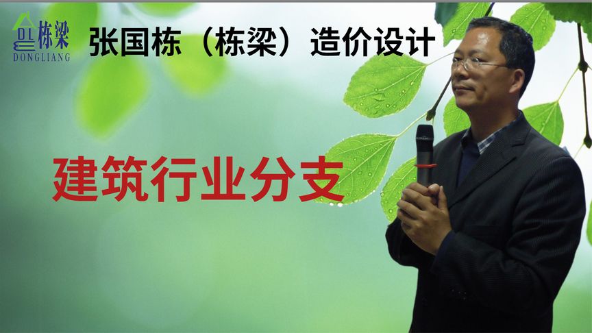 张国栋(栋梁)造价设计:张国栋分析建筑行业分支工程造价
