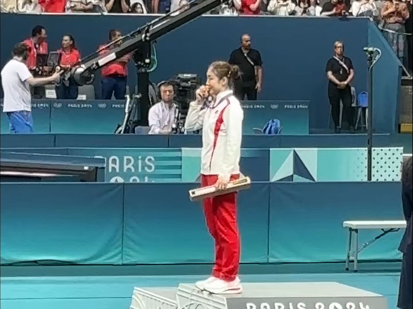 陈梦vs孙颖莎|颁奖典礼|2024巴黎奥运会