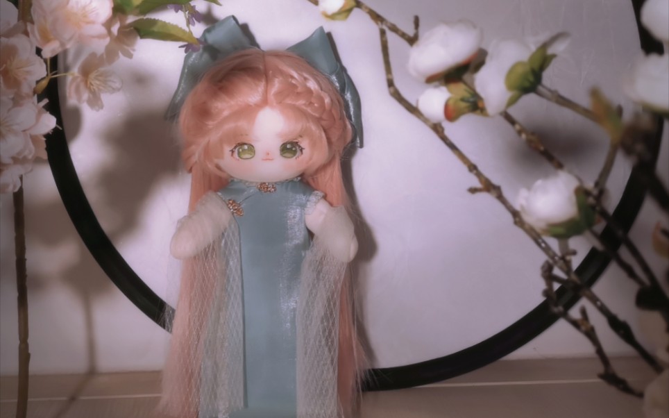 【棉花娃娃】30cm长腿体旗袍开箱,内有试穿