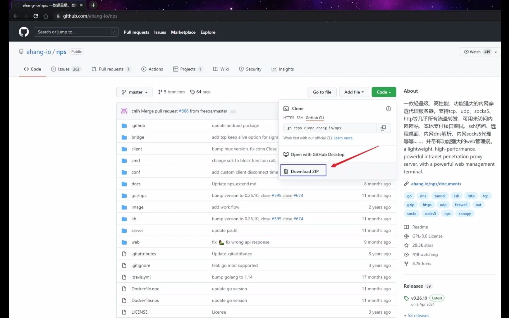 群晖docker搭建nps内网穿透服务器,比frp更简洁易用