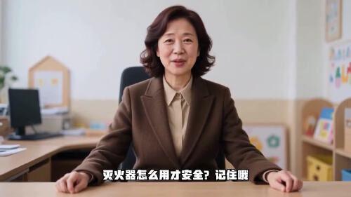 幼儿园大班必学!灭火器正确使用指南,关键时刻能救命