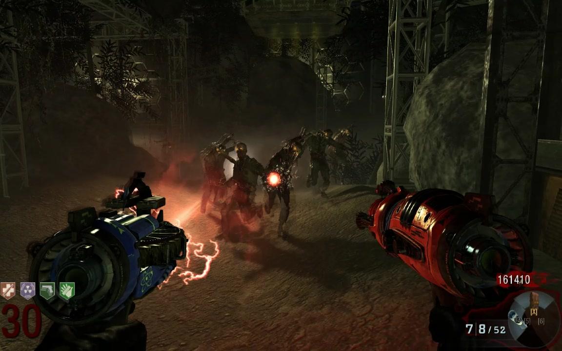 【使命召唤7僵尸模式】月球单人不喝蓝37波