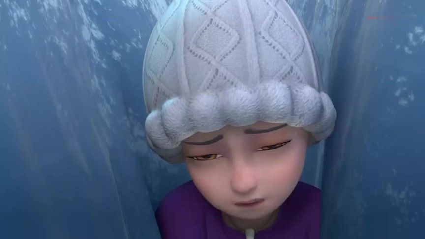 探险日记:赵琳掉进冰缝,光头强熊大熊二全力营救赵琳。