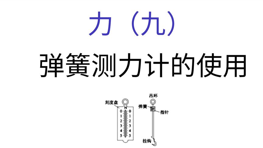 【八年级物理】【力】9.弹簧测力计的使用