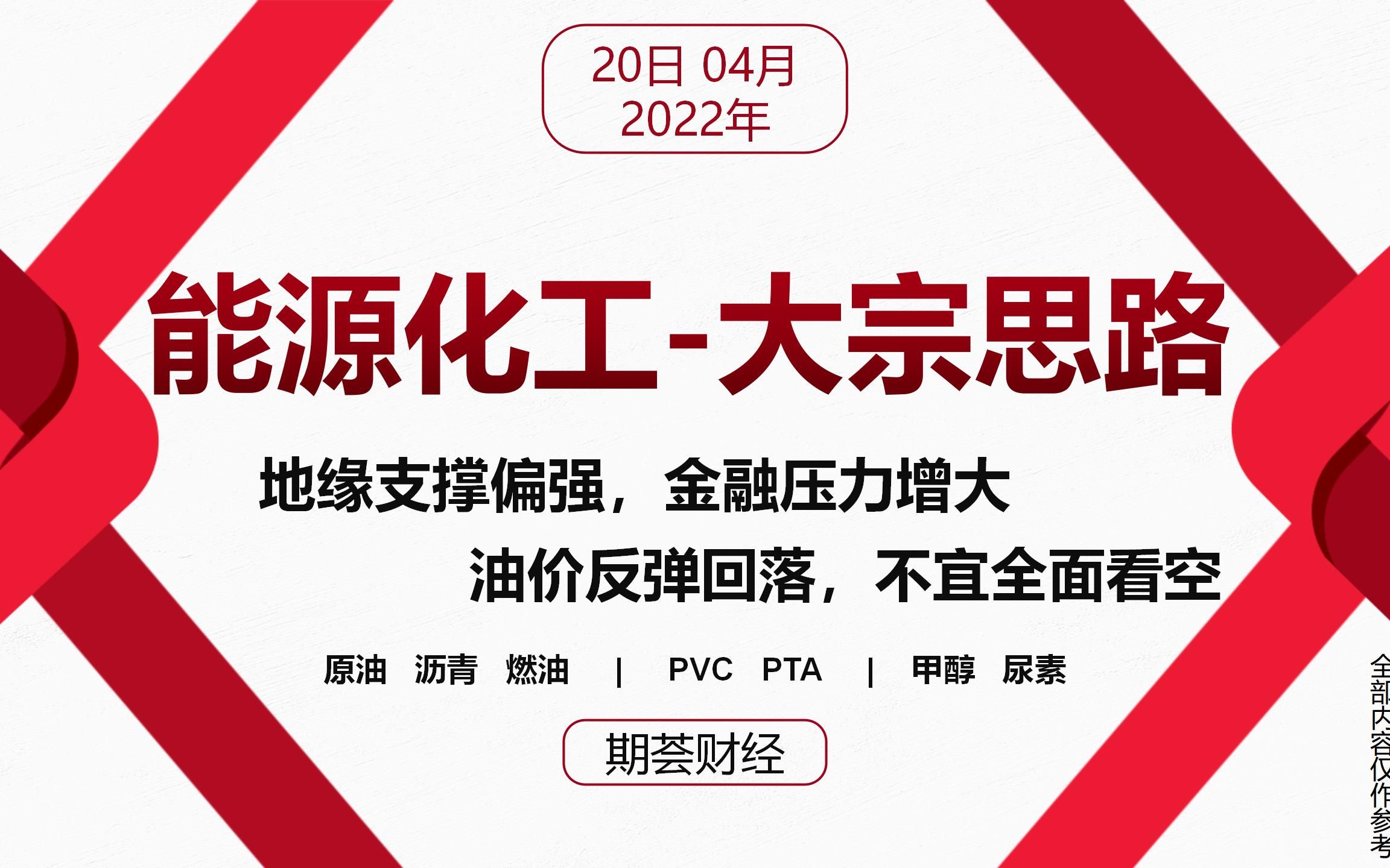 【大宗策略】本期内容干货满满!俄乌冲突+能源(原油/天然气/煤炭)价格...