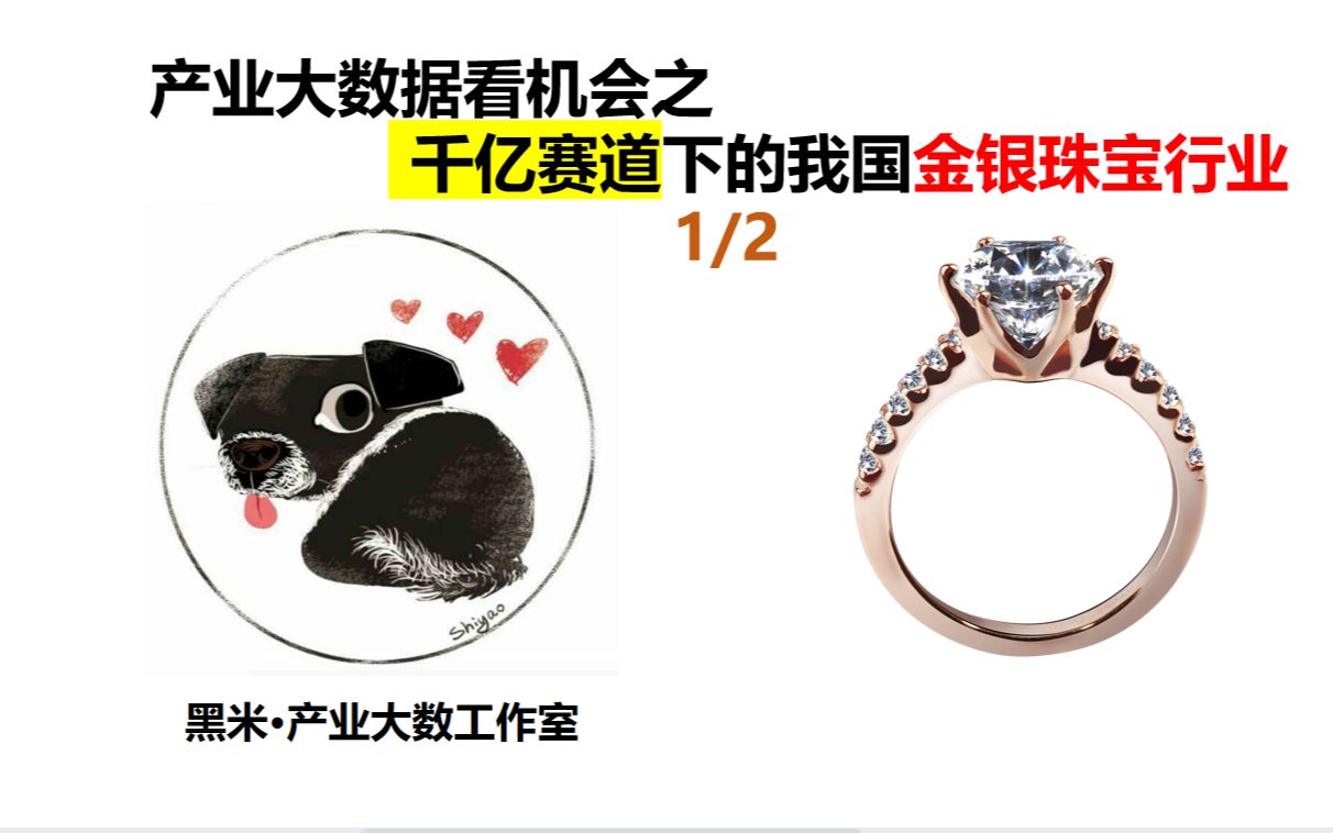 产业大数据看机会之千亿赛道下的我国金银珠宝行业
