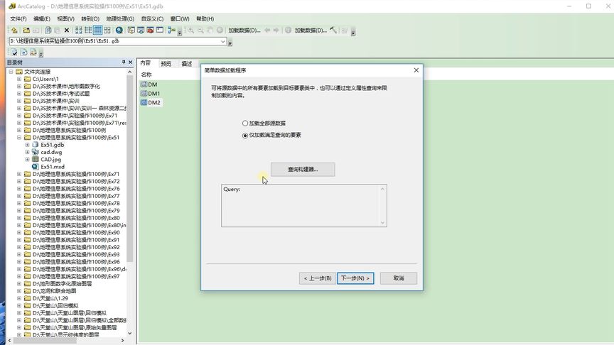 511ArcGIS中CAD转要素类(2-5)添加 加载数据工具