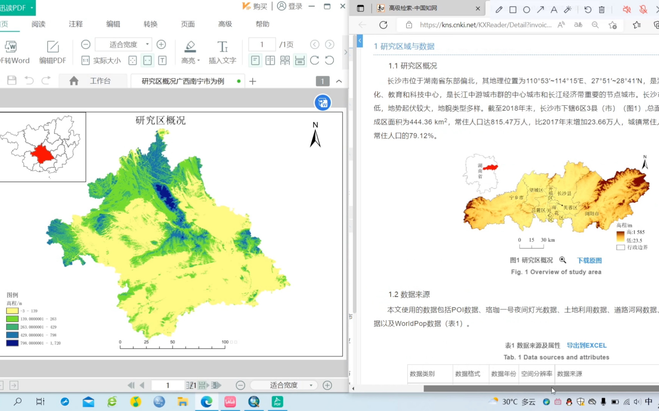 基于ArcGIS中论文研究区概况图的制作过程