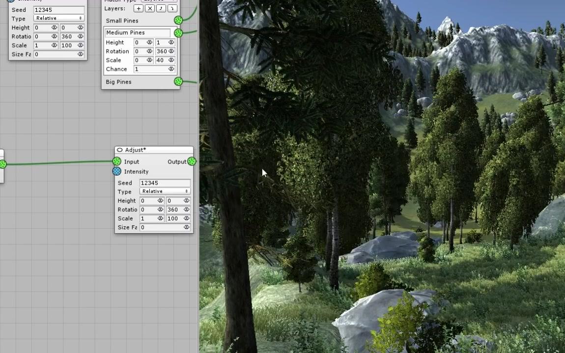【这太有魔力了吧?!】Unity强大可视化地形制作插件-不用美术也能...