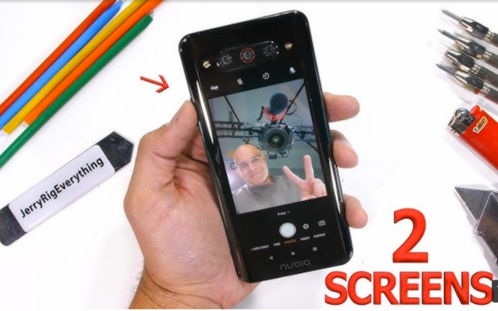 令人难以置信的双屏智能手机-耐久性测试!