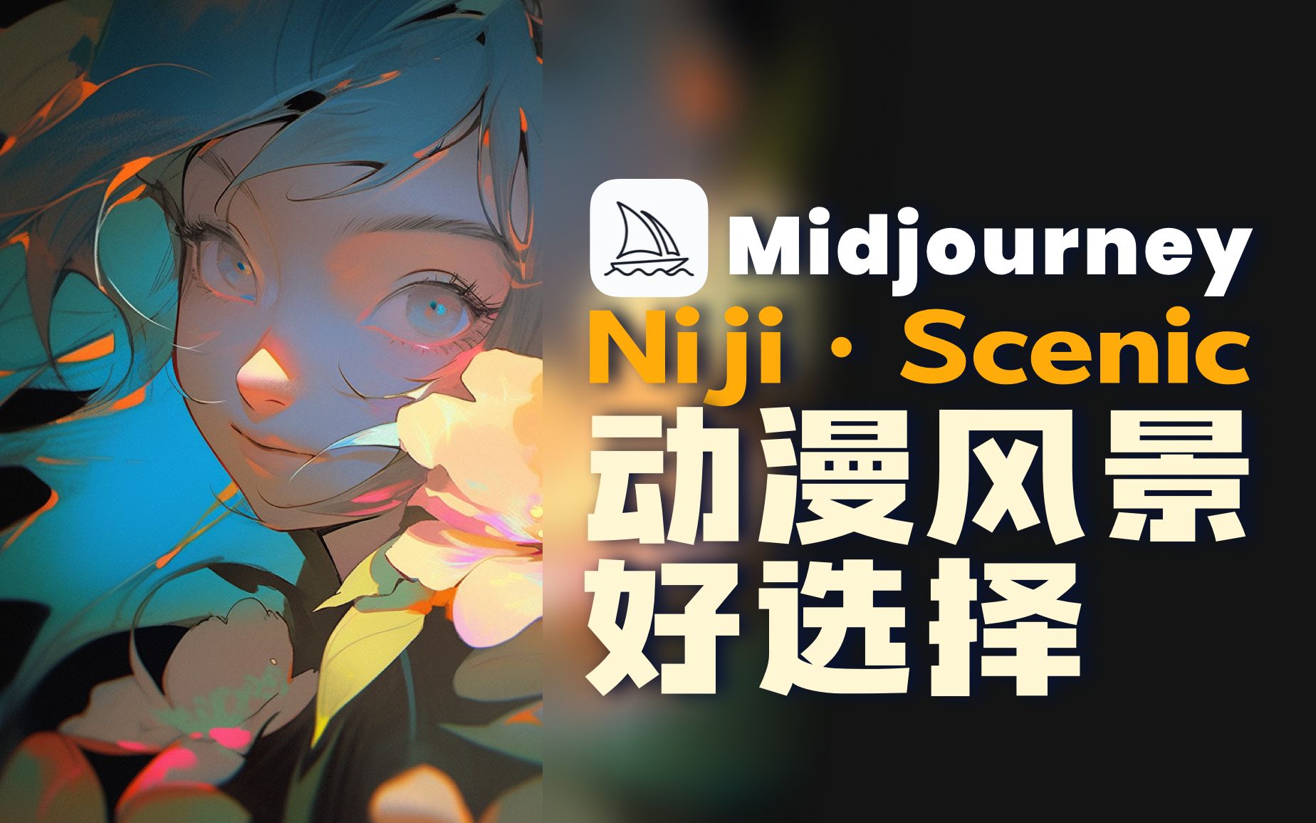 Midjourney Niji·scenic风格开箱体验!AI绘制二次元动漫风景好选择,...