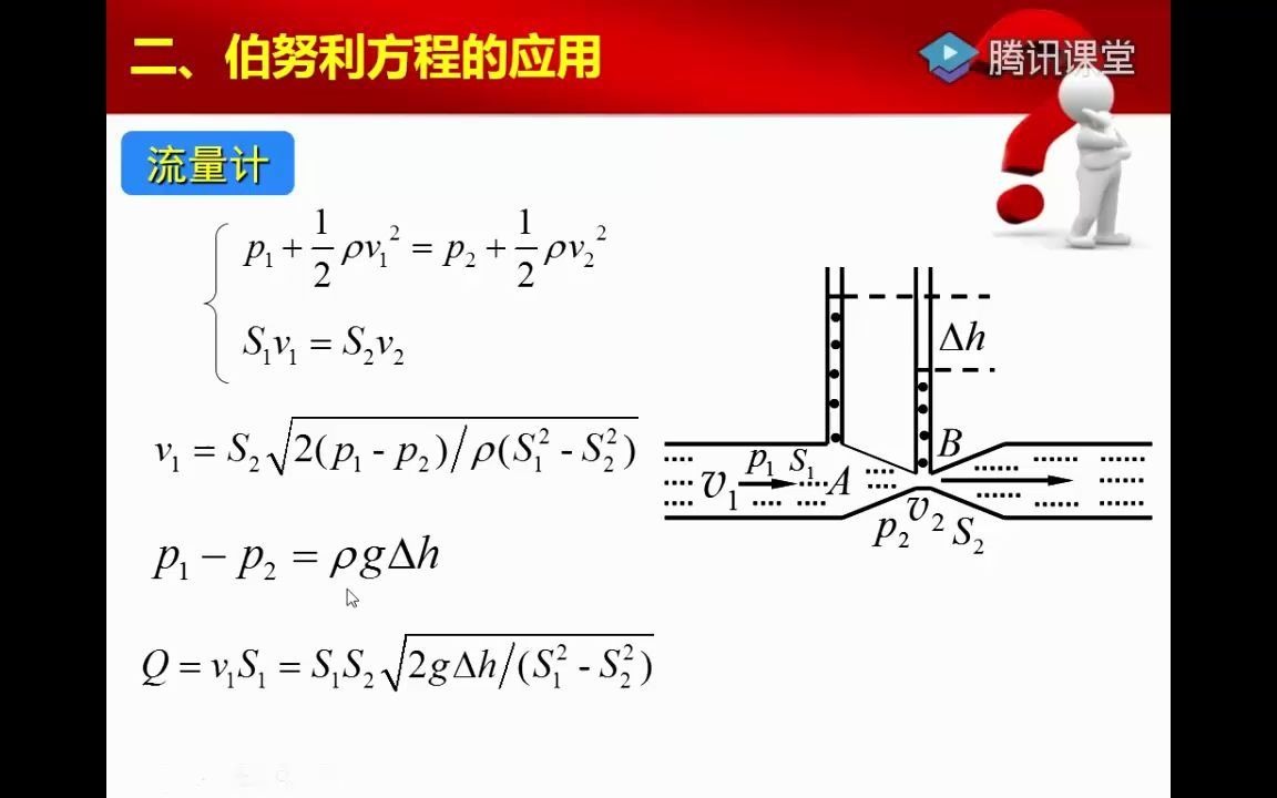 流体04:伯努利方程的应用