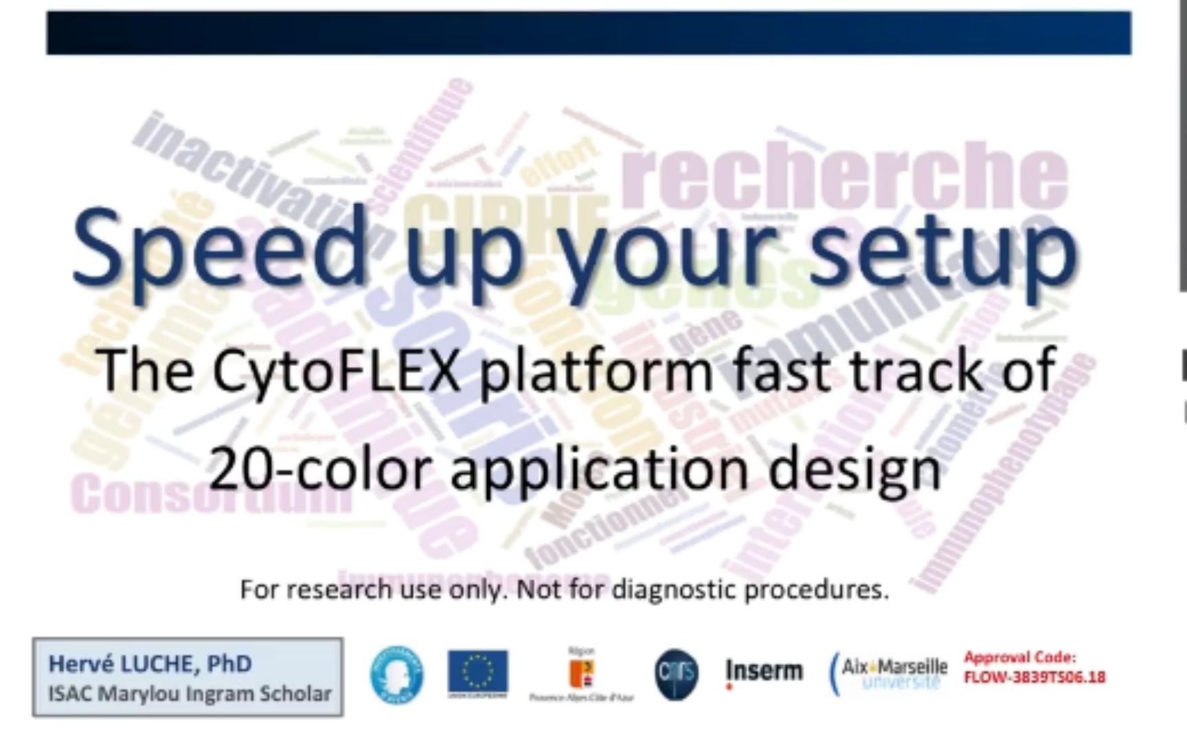 助力多色流式 The CytoFLEX Platform Fast Track of 20-Color Panel ...