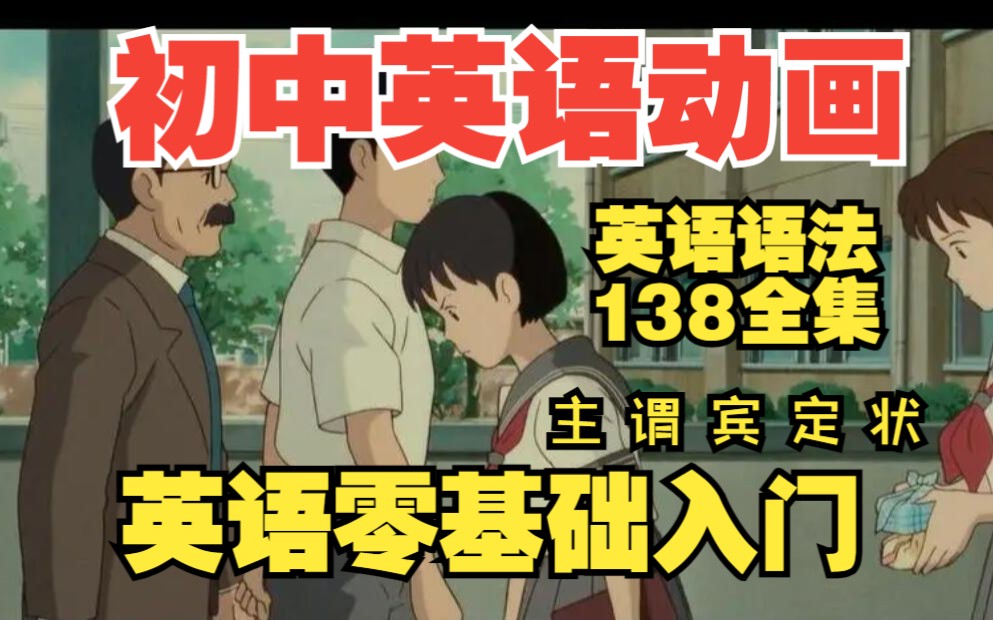 ...英语零基础入门:主语、谓语、宾语、表语、定语、状语》英语动画启蒙