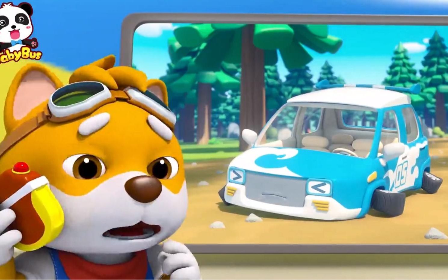 儿童益智动画,小汽车比赛开始了,谁最后获得了冠军