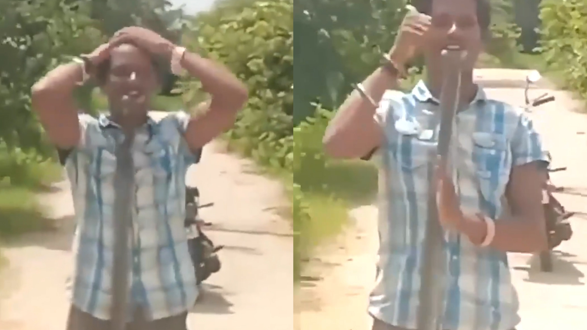 印度20岁捕蛇专家为拍短视频,将眼镜蛇放口中炫耀,意外被咬身亡