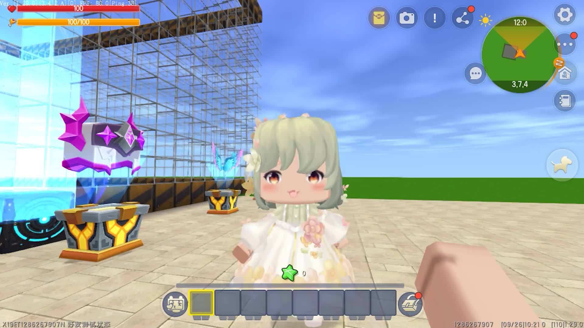 迷你世界:选择道具躲避灾难!有钨金护甲蛇神之羽,选哪个好呢?