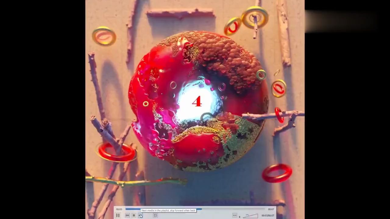 【C4D教程】使用C4DXP粒子制作液体甜甜圈