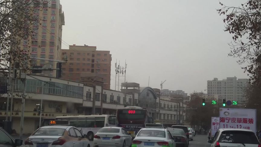 用延时带你快速看完新疆和田市的街景,这样的城市发展你觉得咋样