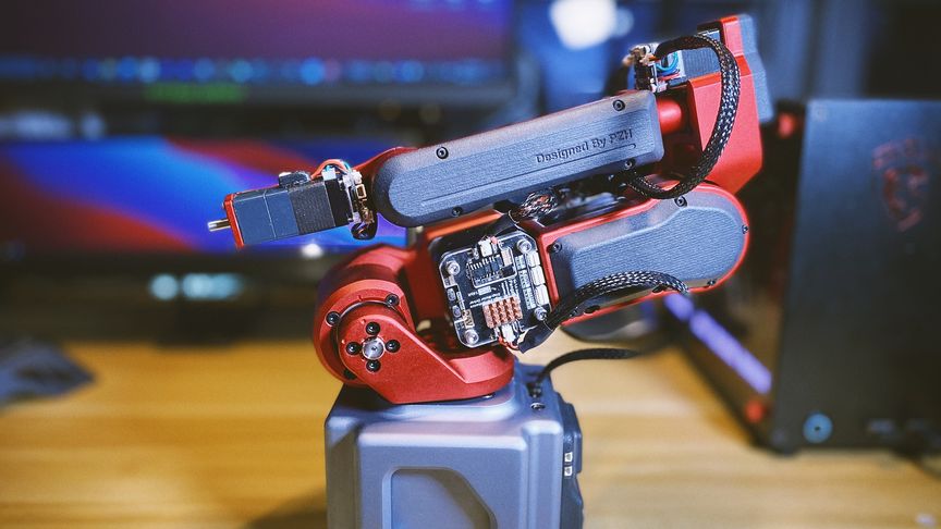 【自制】我造了一台 钢 铁 侠 的 机 械 臂! 【硬核】