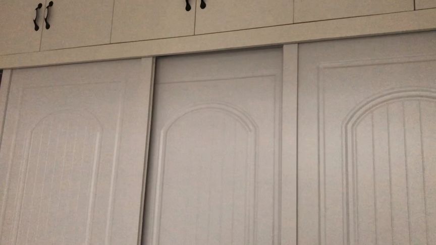 原来衣柜推拉门,安装这么简单,比铝合金门简单多了,看,多简单