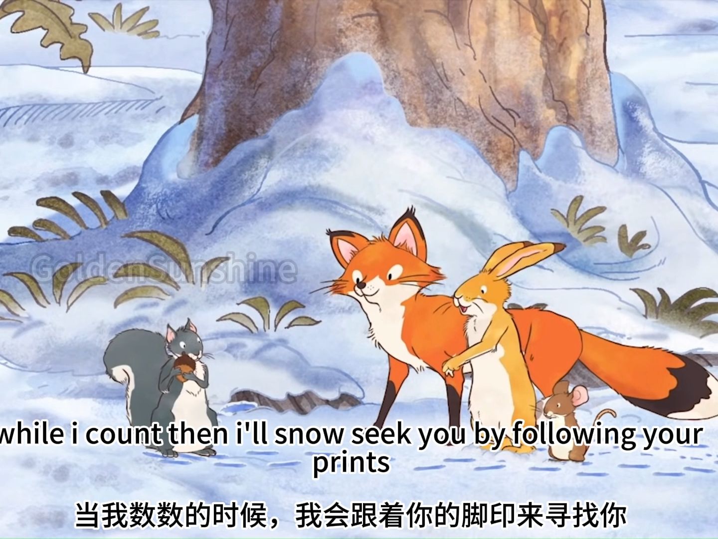 英语动画 【猜猜我有多爱你】 中英文字幕 第二集 Where's Little ...