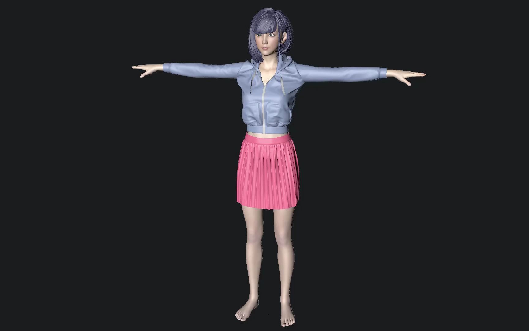 C4D角色绑定-动作拼接-MD制作衣服