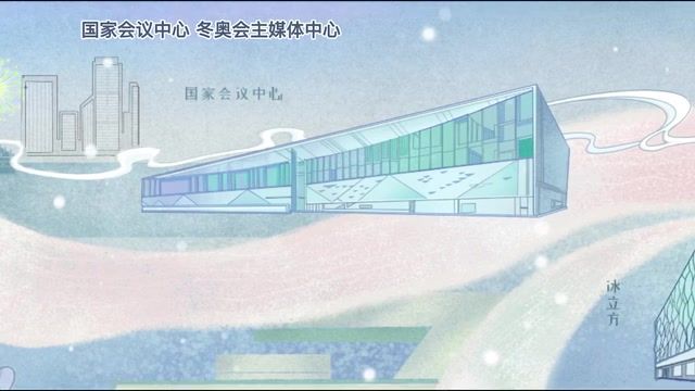 60米长漫画冬奥:一图看遍北京2022年冬奥会场馆