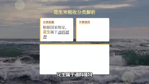 花生米开发票属于什么类