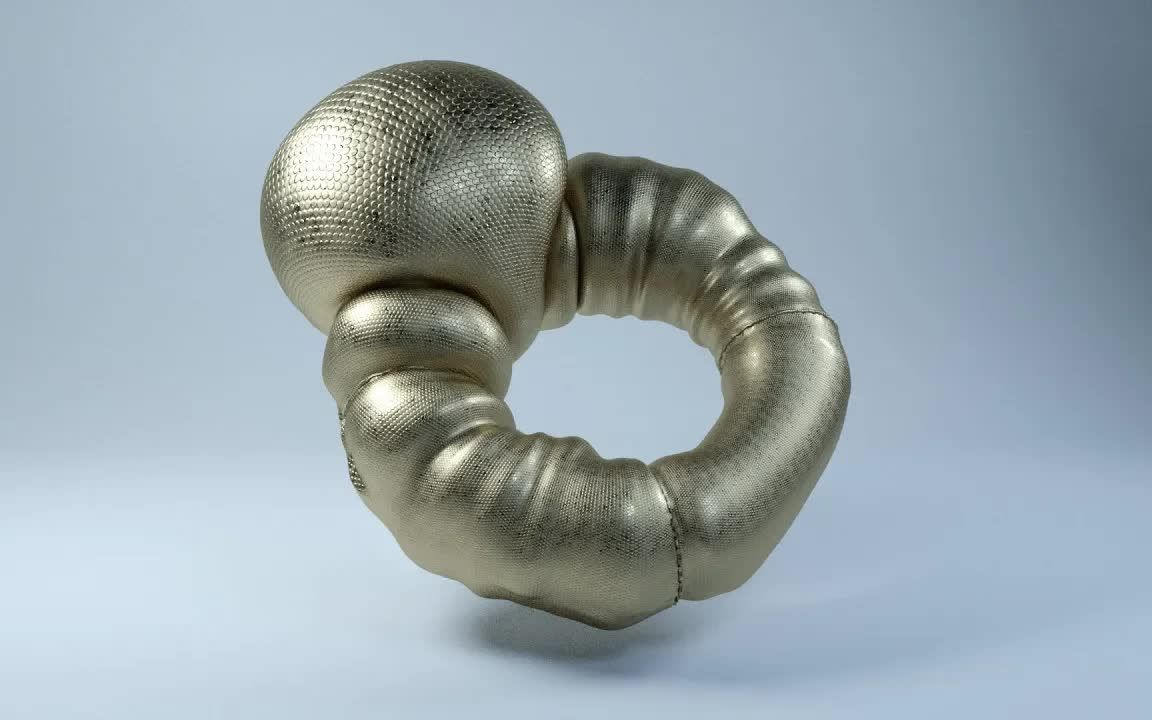 【C4D】控制软体动力学膨胀教程