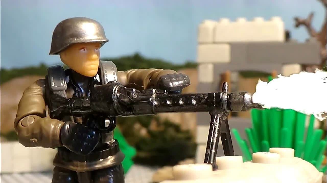 定高二战玩具动画:乐高第二次世界大战,塑料兵人的战争