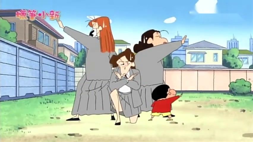 蜡笔小新:女高中生突然狂笑不止,原来是小新在用羽毛挠她的脚心