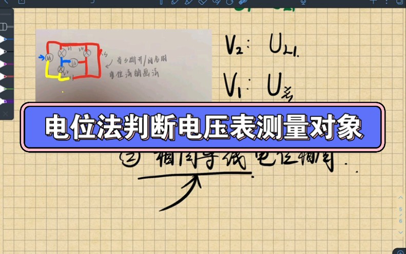 【巫力老谭】5分钟电位法教你快速判断复杂电路中电压表的测量对象